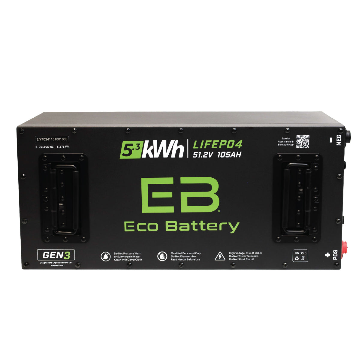 51V 105AH Skinny Battery Bundle / ICON EV / 2021-23 (ICON MCU) – Eco ...
