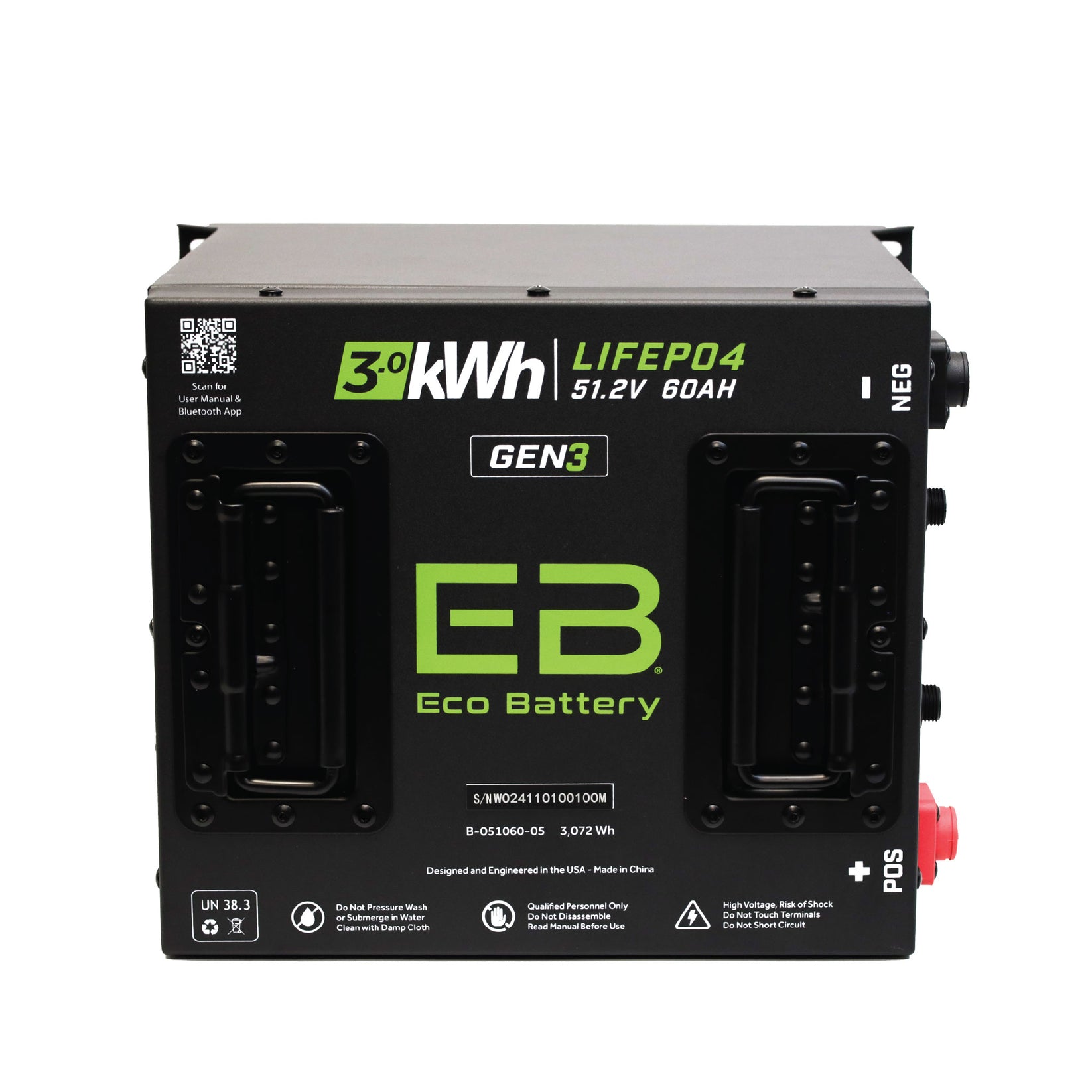 51V 60AH Battery Bundle / Club Car Precedent/Onward/Tempo – Eco Battery