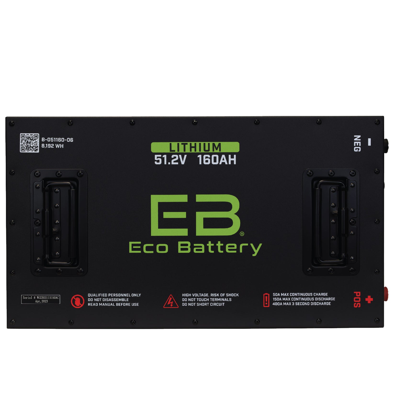 51V 160AH LiFePO4 Golf Cart Battery | Lithium Battery | Eco Battery